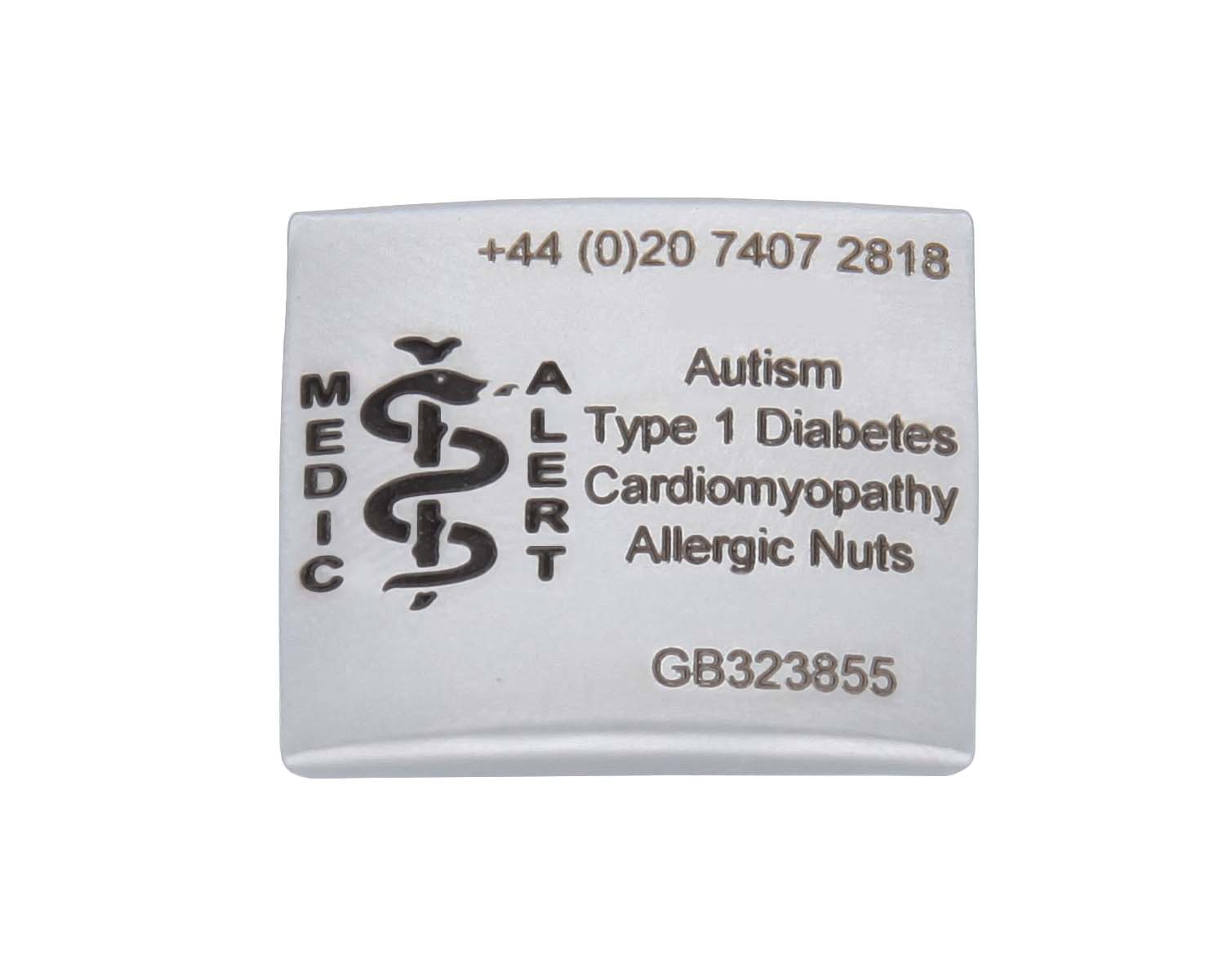 Medical ID Tag for Watch Band - MedicAlert